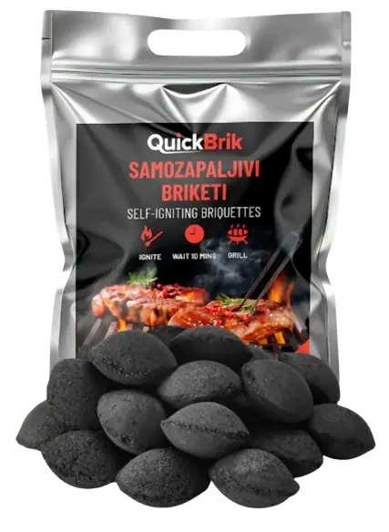 QuickBrik Samozapaljivi briketi za roštilj 2kg