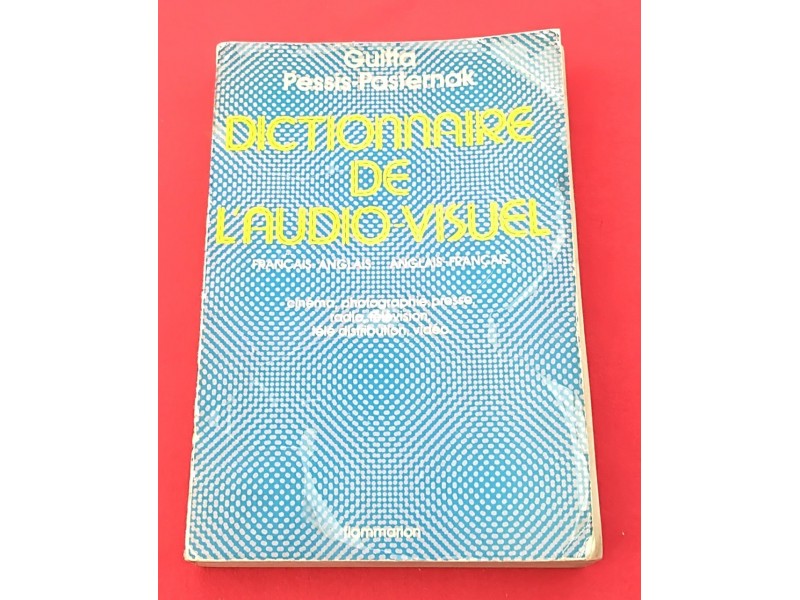 Dictionare de laudio visuel Francais -Anglish