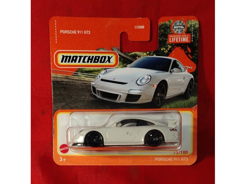 MATCHBOX metalni automobil Porsche 911 GT3