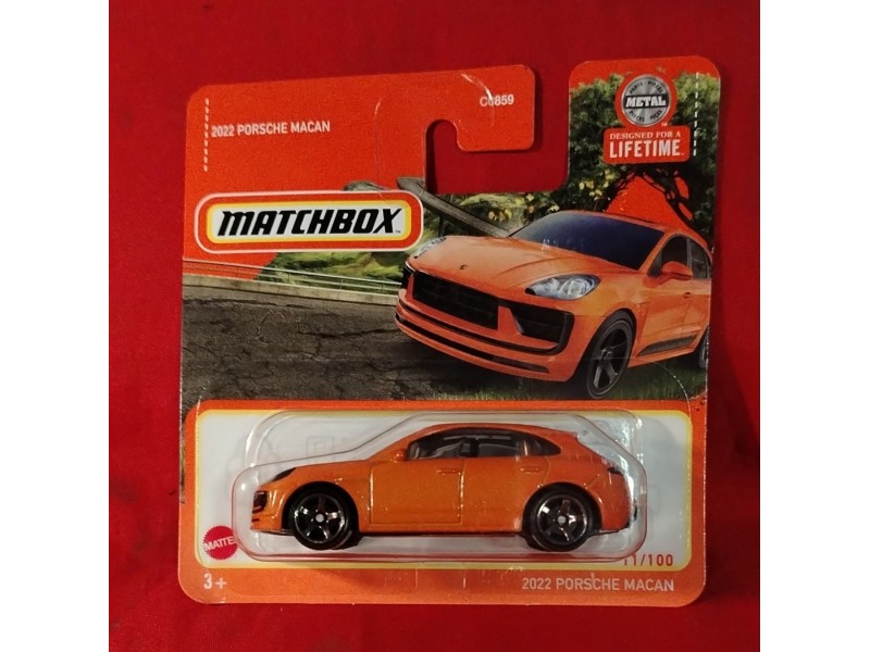 MATCHBOX metalni automobil 2022 Porsche Macan