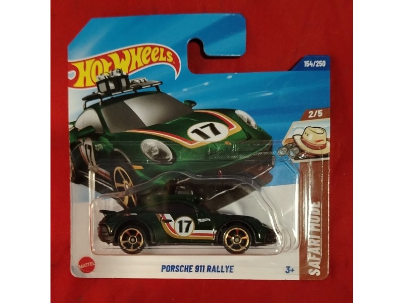Hot Wheels metalni automobil Porsche 911 Rallye