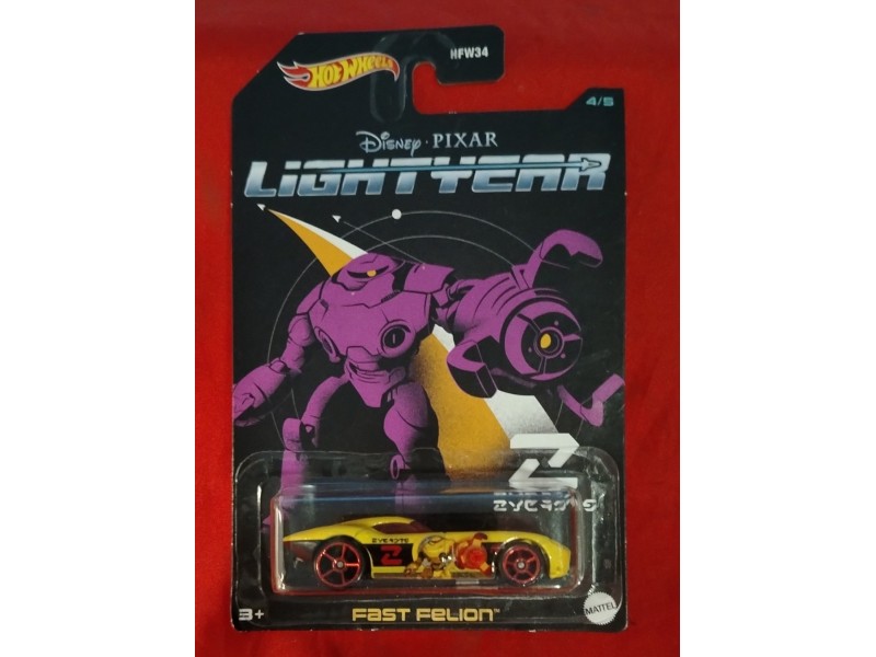 Hot Wheels metalni automobil Disney Pixar Lightyear