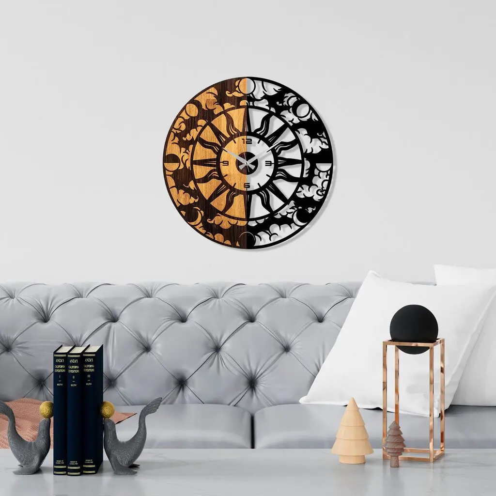 Wallity Zidni sat 74, 56 cm, Braon-crni