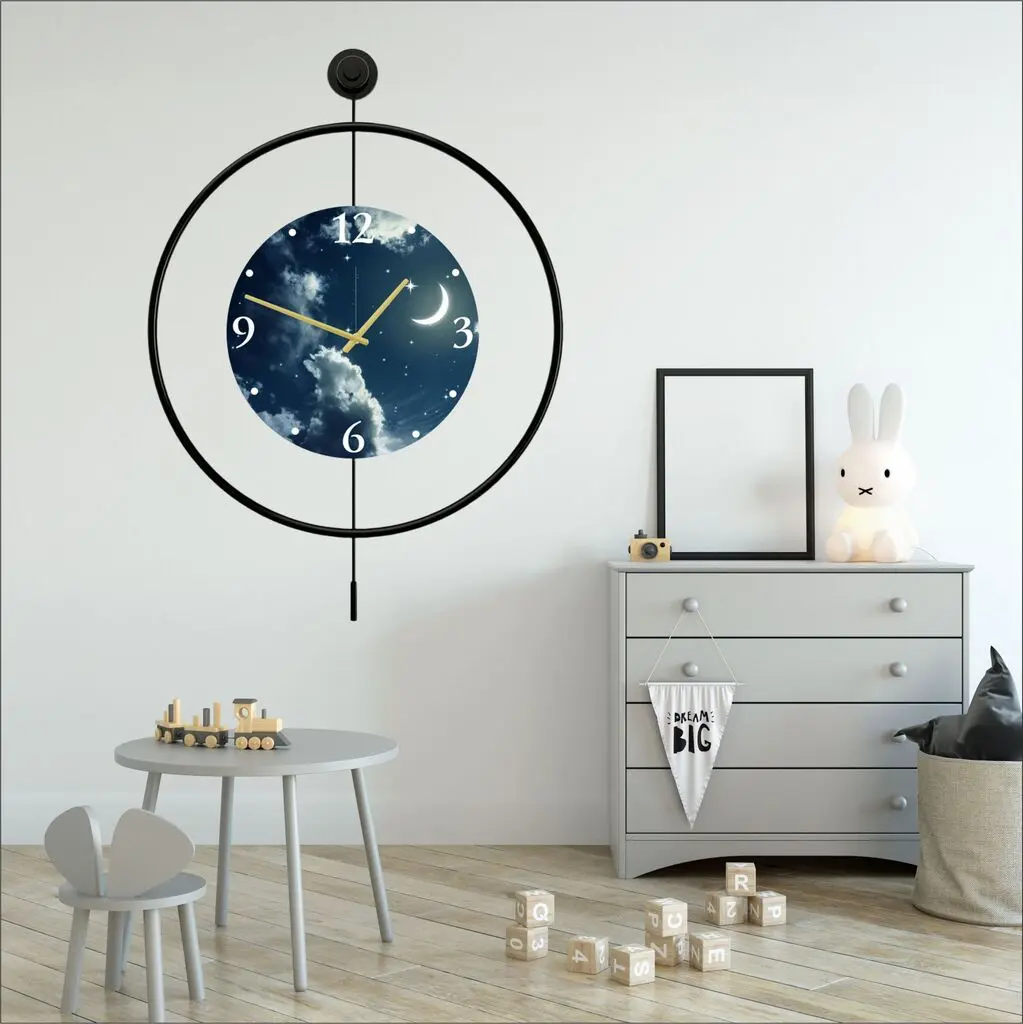 Wallity Zidni sat Mclock-00118, 58x80x7 cm