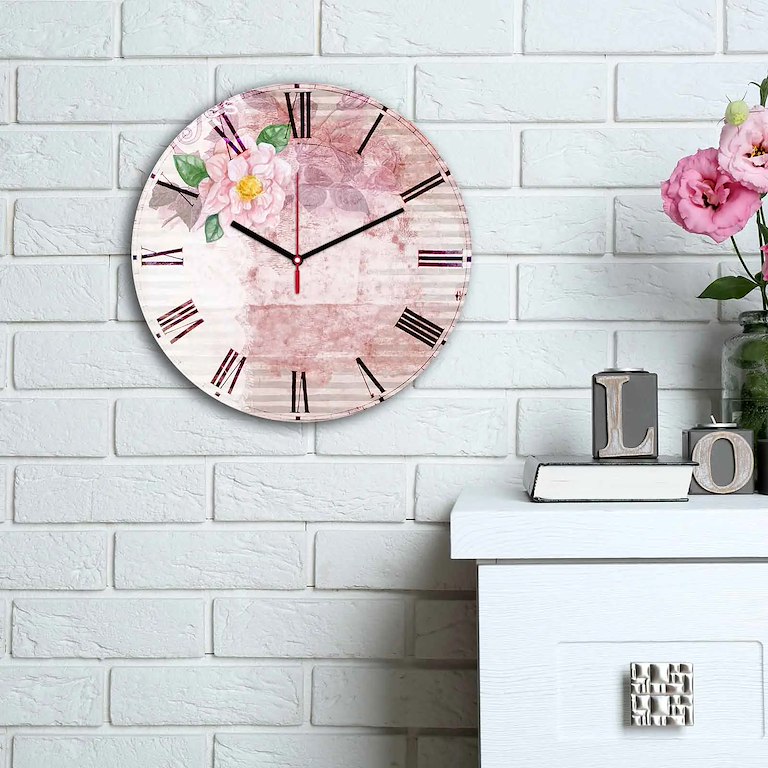 Wallity MDF Zidni sat 30cm Šareni