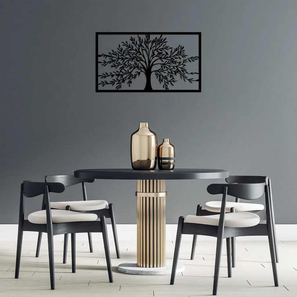 Wallity Zidna dekoracija Monumental Tree, 40 x 70 cm, Crna