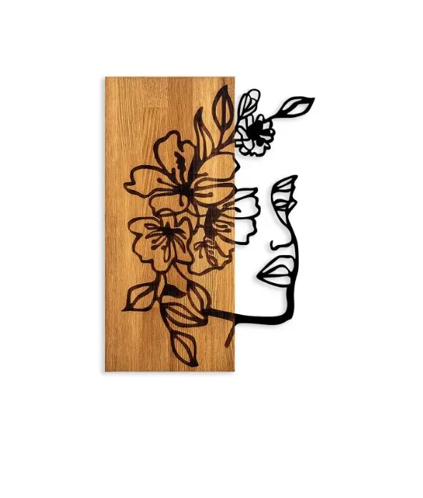 Wallity Zidna dekoracija Woman Floral Face 372, 41x58cm