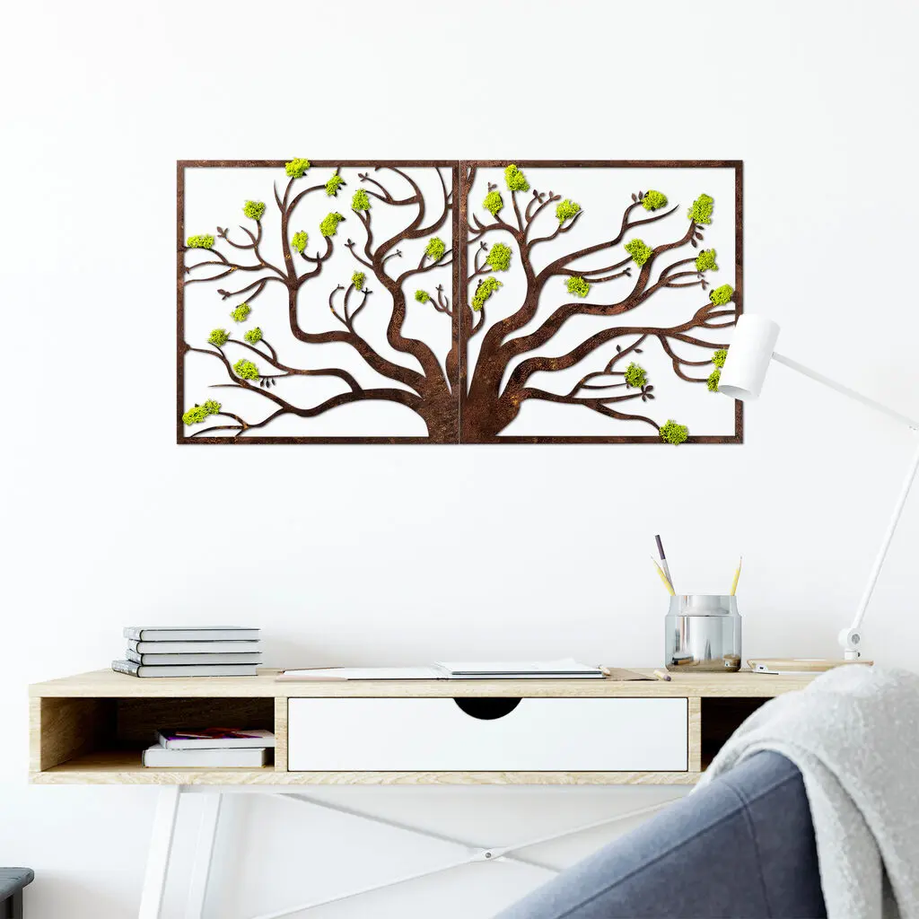 Wallity Zidna dekoracija Tree 1, 90x1x44 cm, Smeđe boje