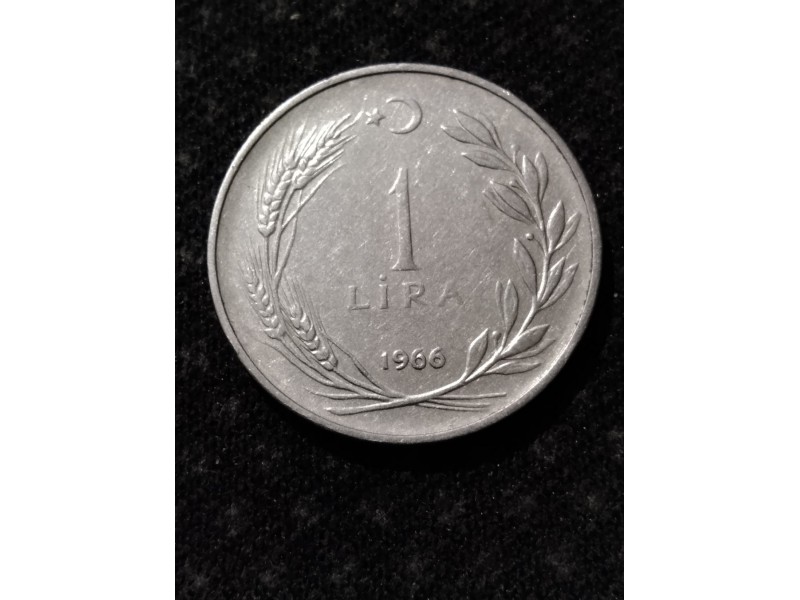 1 lira 1966 turska