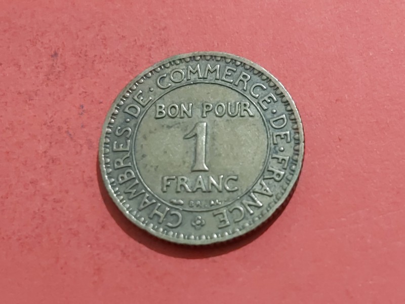 Francuska - 1 franc 1922 god
