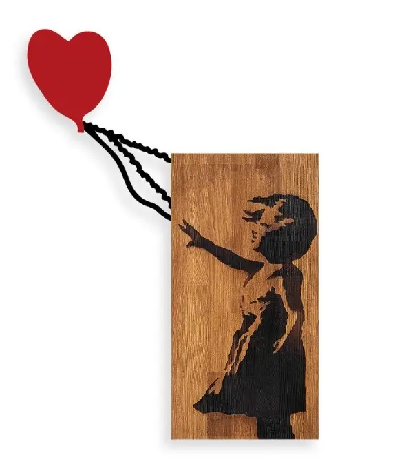 Wallity Zidna dekoracija Banksy 15, 83x60cm