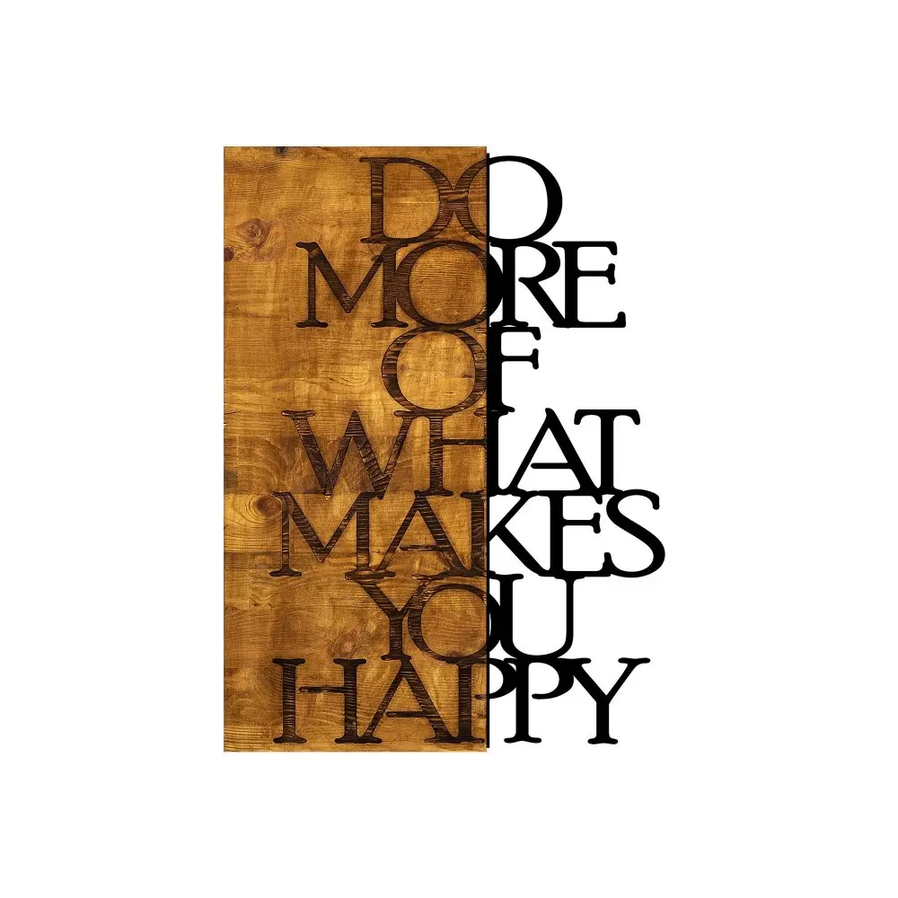 Wallity Zidna dekoracija Do More Of What Makes You Happy, 42x58cm