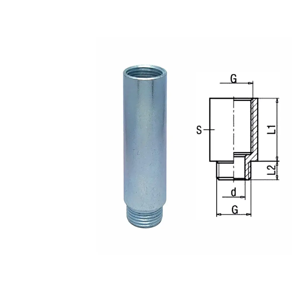 Vodovodni produžetak 1/2''x80 mm, Ø24x92 mm