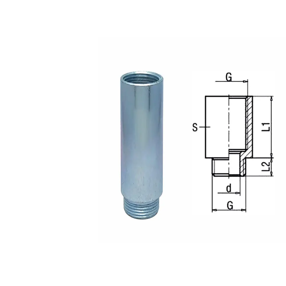 Vodovodni produžetak 1/2''x40 mm, Ø24x52 mm