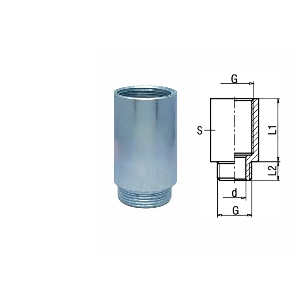 Vodovodni produžetak 3/4''x30 mm, Ø30x45 mm