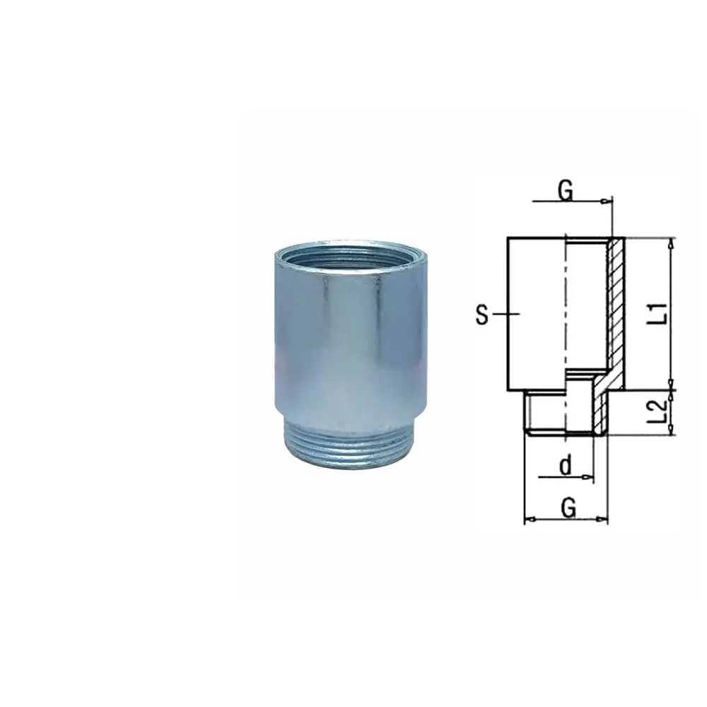 Vodovodni produžetak 3/4''x 20 mm, Ø30x35 mm