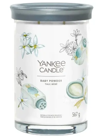 Yankee Candle Sveća Signature Large Tumbler, Babi puder
