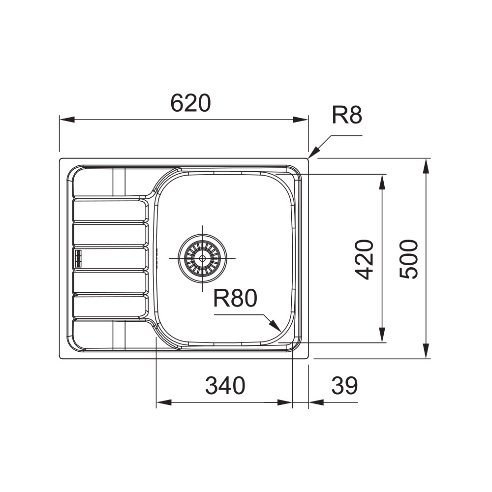 Franke sudopera SKN 611-62 101.0717.455