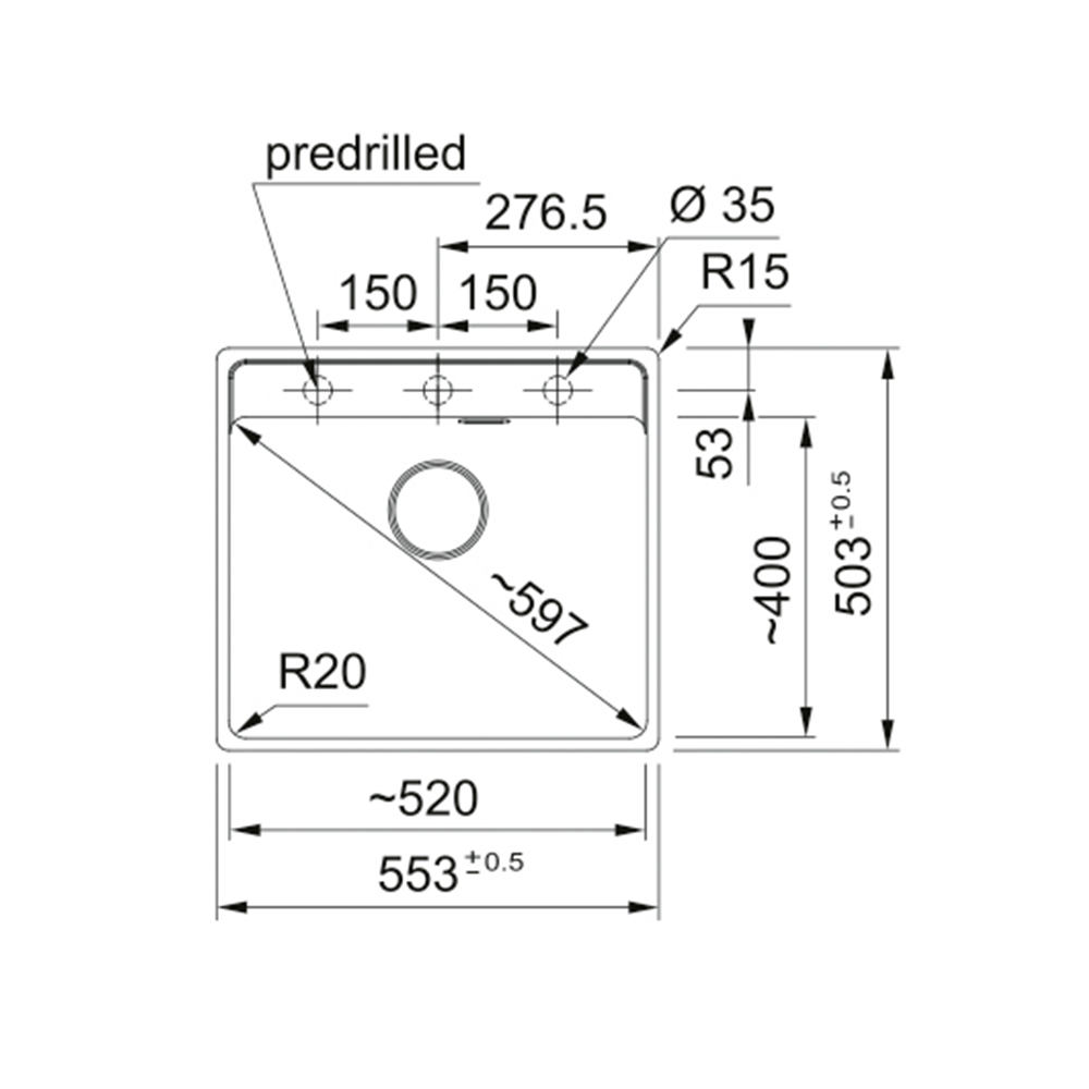 Franke sudopera MRG 210-52 TL A 135.0683.054
