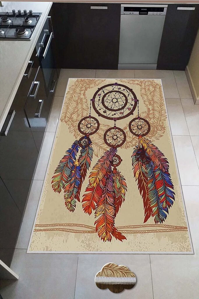 Conceptum Hypnose Tepih Hmnt565, Pravougaoni, 100 x 200 cm, Šareni