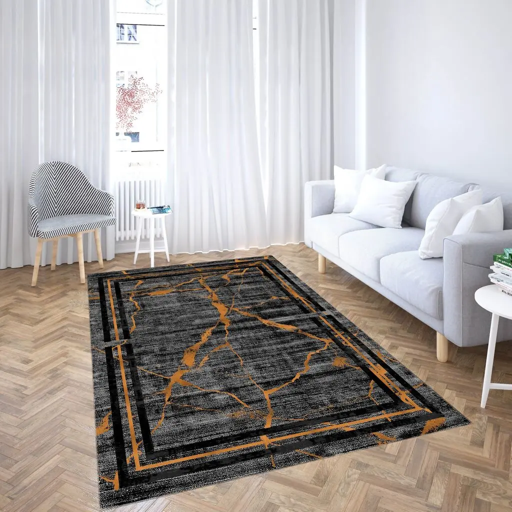 Conceptum Hypnose Tepih CG_72, Pravougaoni, 100 x 140 cm, Sivi