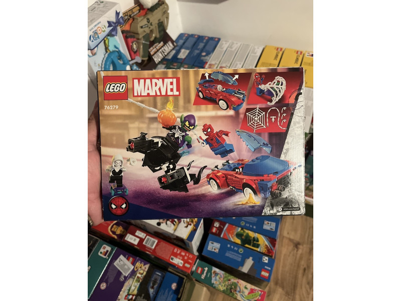 LEGO 76279 Spajdermenov trkački auto i venomizirani Gob