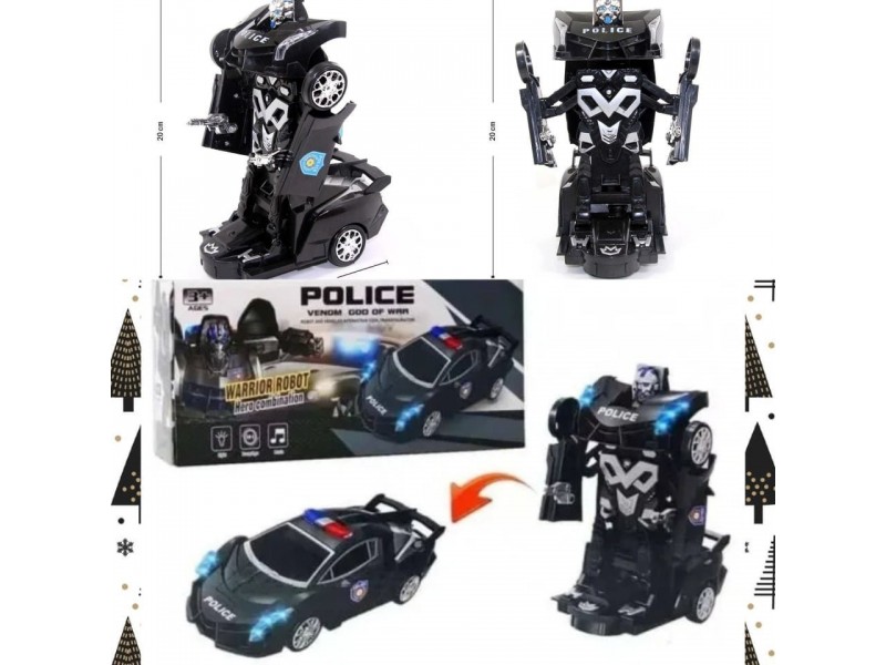 Police Transformers NOV Policijski Auto Robot za Decu