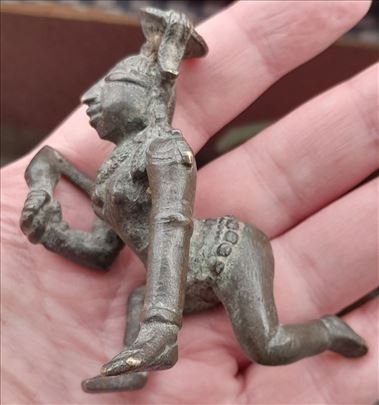 18th century Bronze Bala Krishna crawling baby