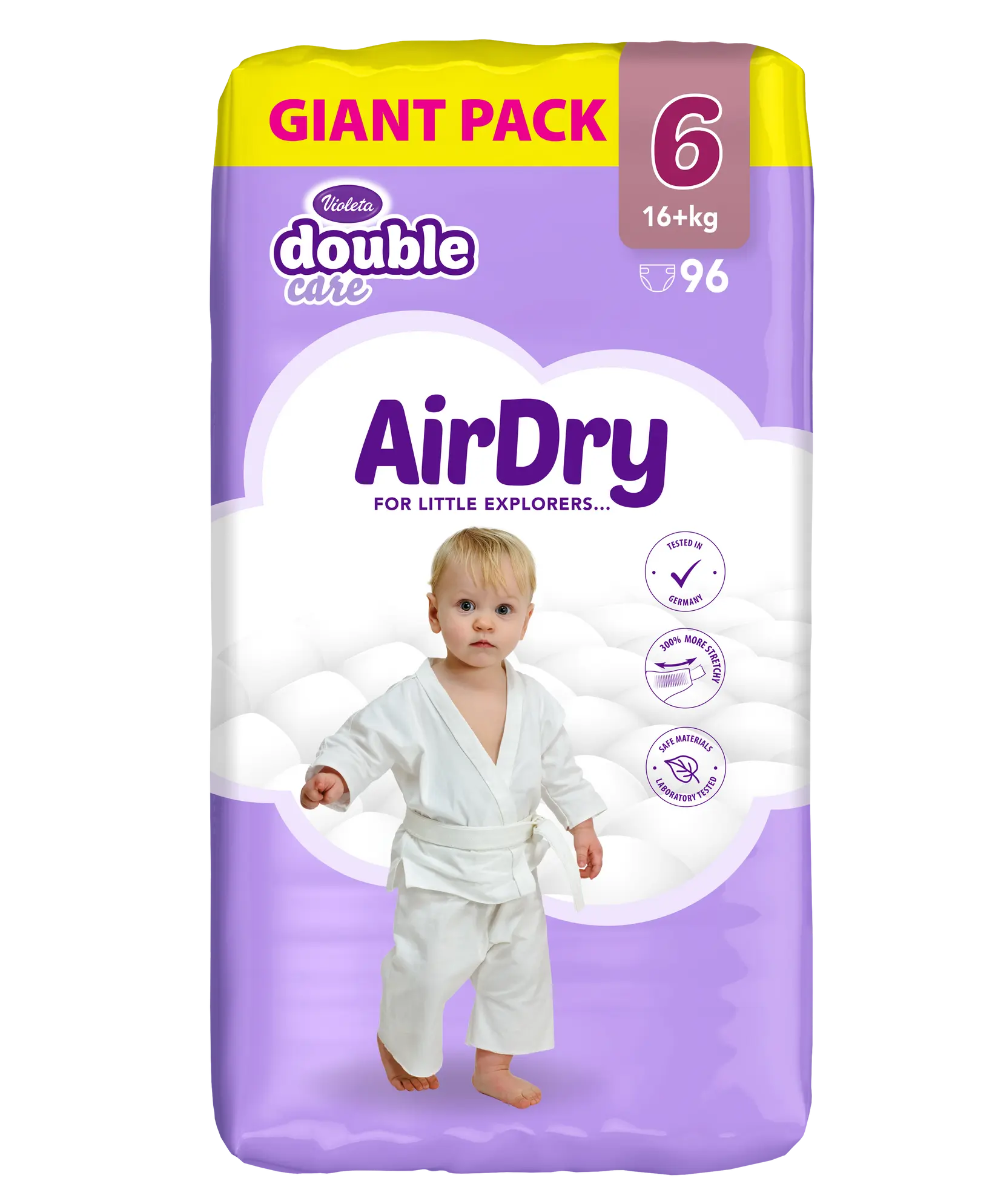 Violeta pelene DC Air Dry GP, 6, 16+kg, 96 komada