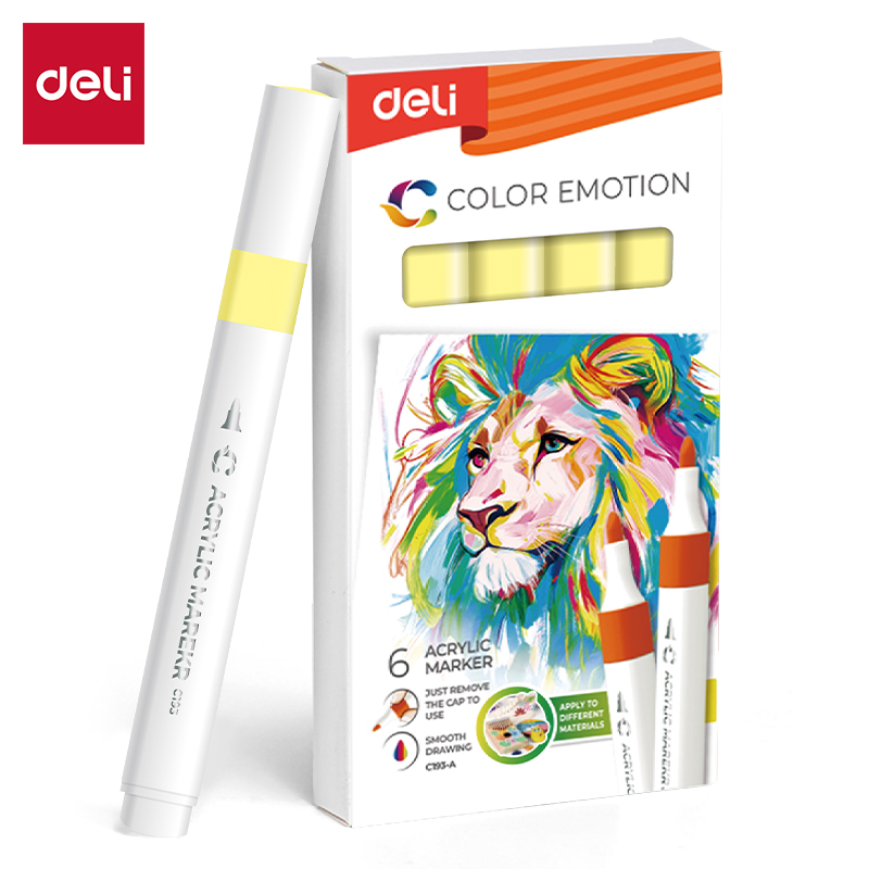 MARKER DELI AKRILNI
LIMUN ŽUTI COLOR
EMOTION EC193A-Lemon
Yellow