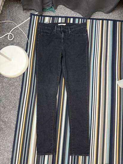 Original Levis skinny farmerice crne L XL