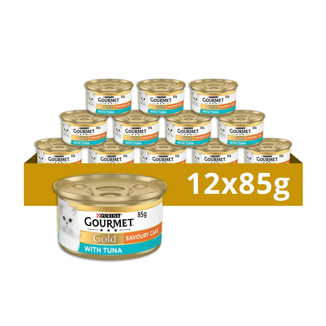 GOURMET Gold Pašteta za mačke, Tuna, 12 x 85 g