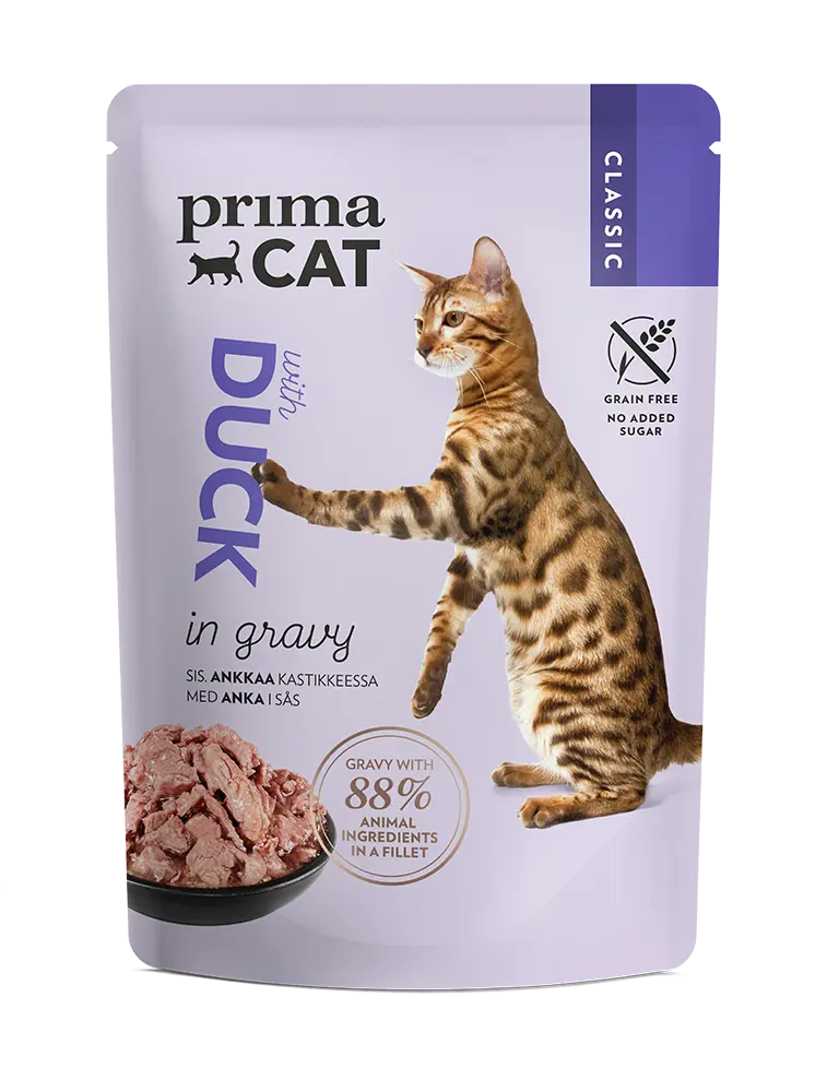 PRIMA CAT Hrana za mačke - Sos pačetina 85g