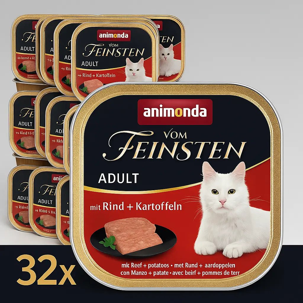 Animonda Vom Feinsten Adult Govedina Krompir 32x100g – Vlažna Hrana