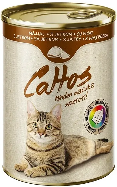 Cattos Vlažna hrana za mačke sa jetrom, 415g