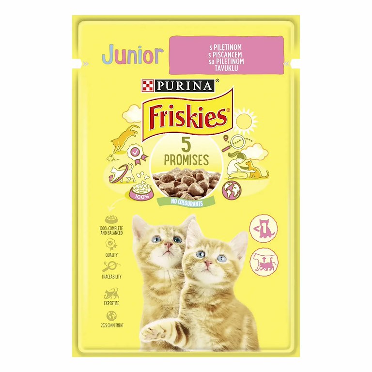 FRISKIES Sos za odrasle mačke sa ukusom piletine, 90g