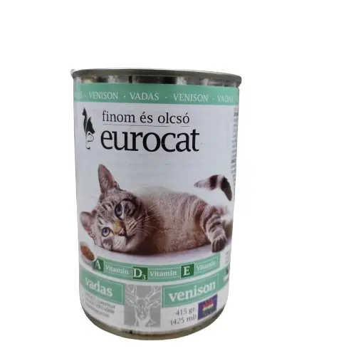 EURO CAT Konzervirana hrana za odrasle mačke 415g divljač