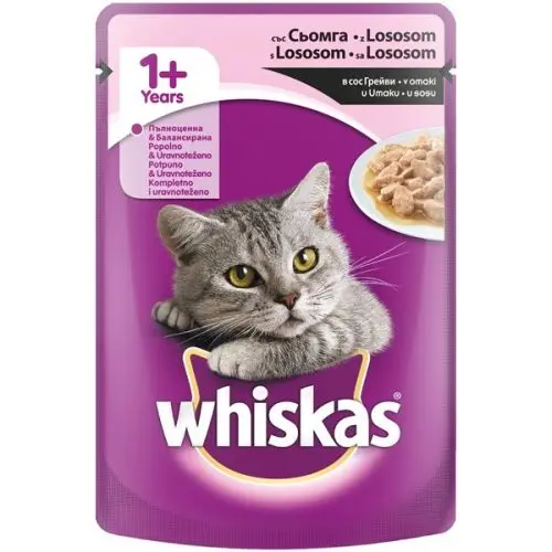 WHISKAS Kesica za mačke sa ukusom lososa 85g