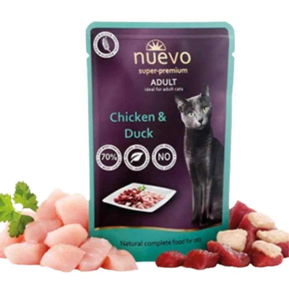 NUEVO Hrana za mačke Super Premium Chicken&Duck, 85g