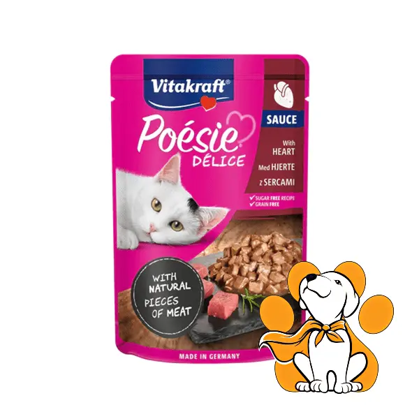 VITAKRAFT Vlažna hrana za mačke Poesie Delice Heart 85g