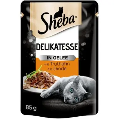 SHEBA Vlažna hrana za mačke Ćuretina 85g