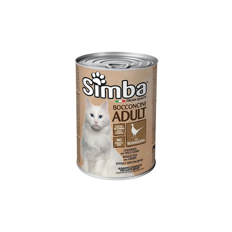 SIMBA Konzerva za mačke Divljač 415g