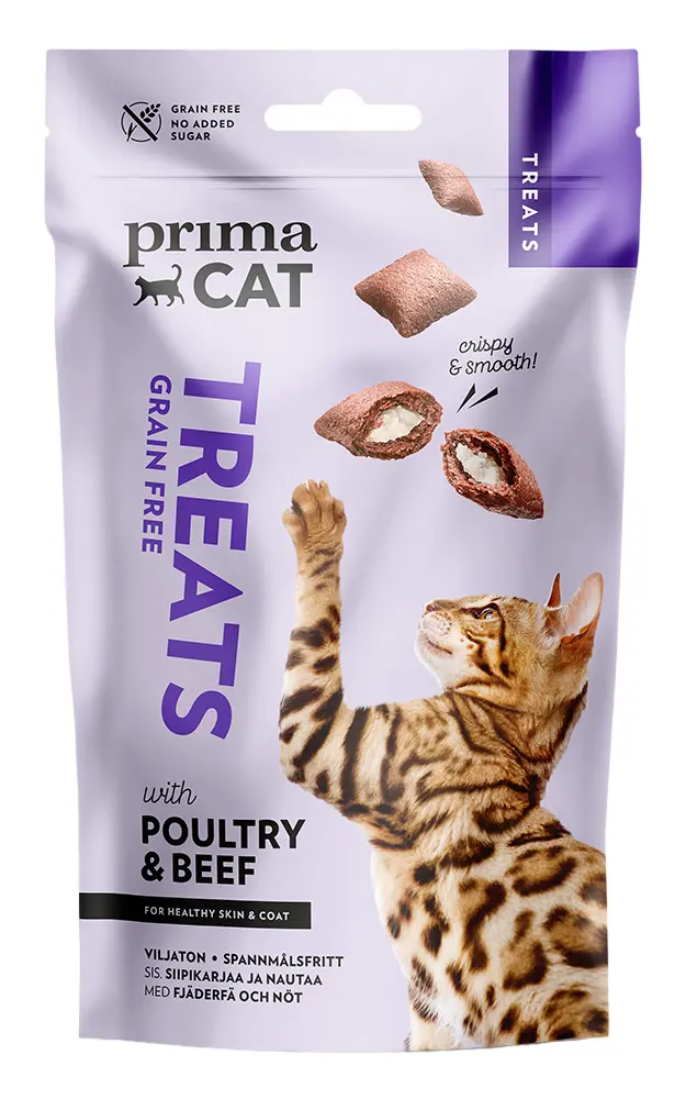 PRIMA CAT Poslastica za mačke CRUNCHY 40g SKIN & COAT
