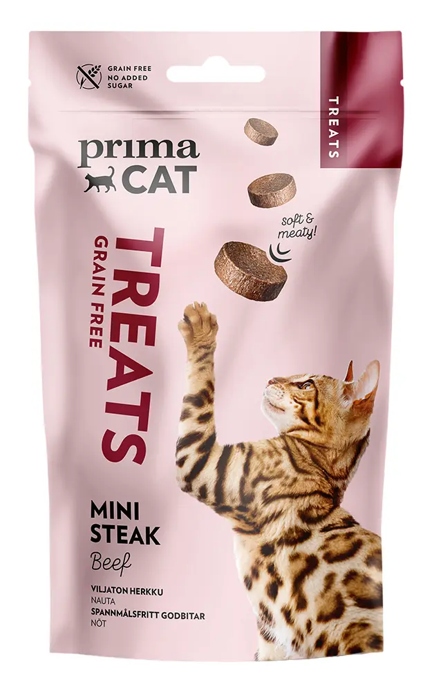 PRIMA CAT Poslastica za mačke SOFTY 50g - MINI STEAK GOVEDINA