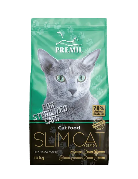 PREMIL Suva hrana za mačke Slim Cat 33/10 10kg