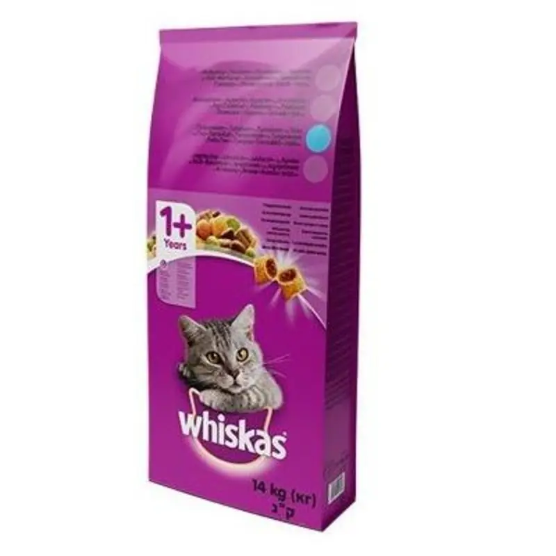 WHISKAS Hrana za odrasle mačke, Tunjevina, 14 kg