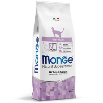 Monge Superpremium Hrana za sterilisane mačke, Piletina, 10kg