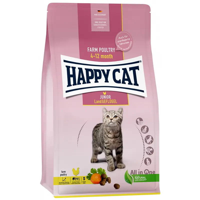 HAPPY CAT Suva hrana za mačiće Junior, 10 kg
