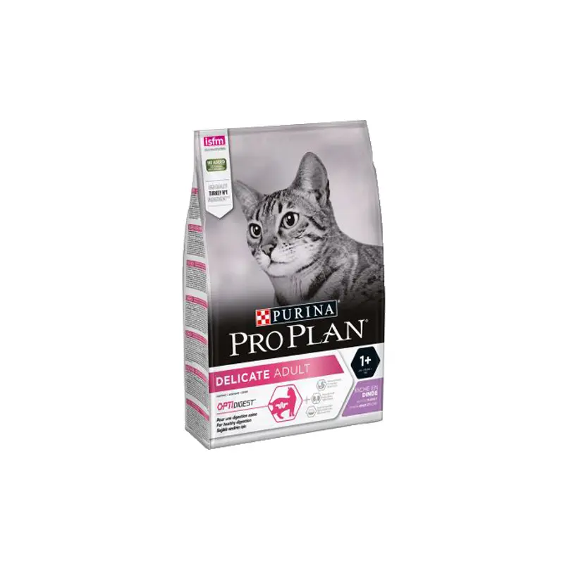 PRO PLAN Suva hrana za mačke, Cat Adult Delicate, Ćuretina, 1.5 kg