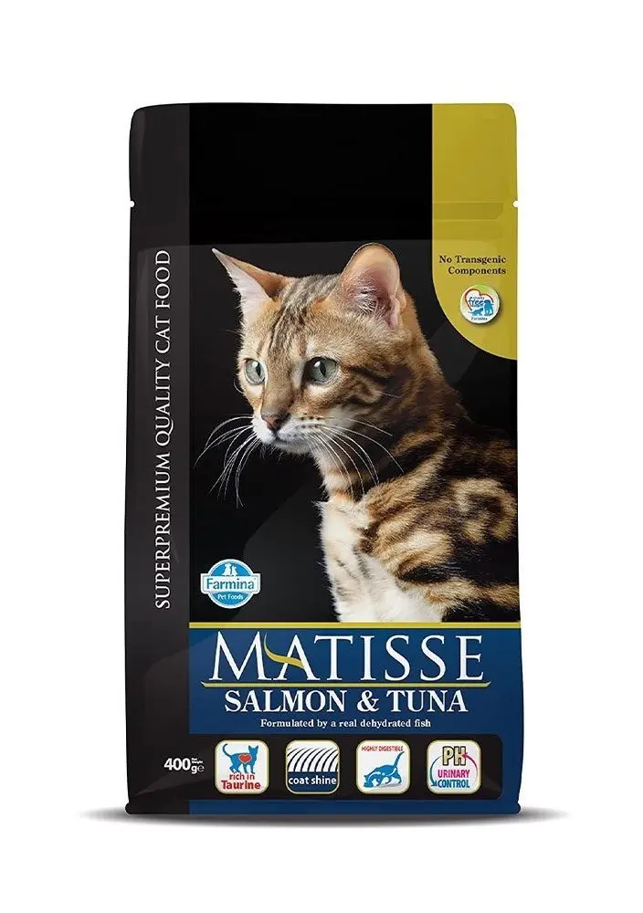 Matisse Suva hrana za odrasle mačke, Losos i tunjevina, 400g